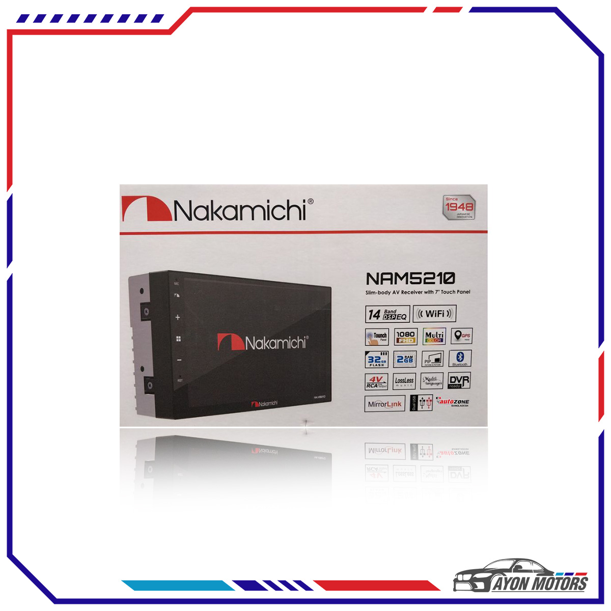 Nakamichi NAM5420 Car Android Player - Ayon Motors