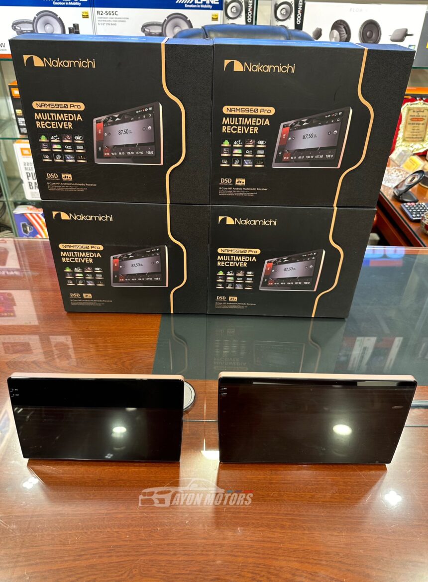 NAKAMICHI Car Android Player NAM5960 Pro RAM-8 GB, ROM-256 GB, With Sim ...